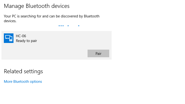 Arduino and HC-06 bluetooth example - Arduino Learning