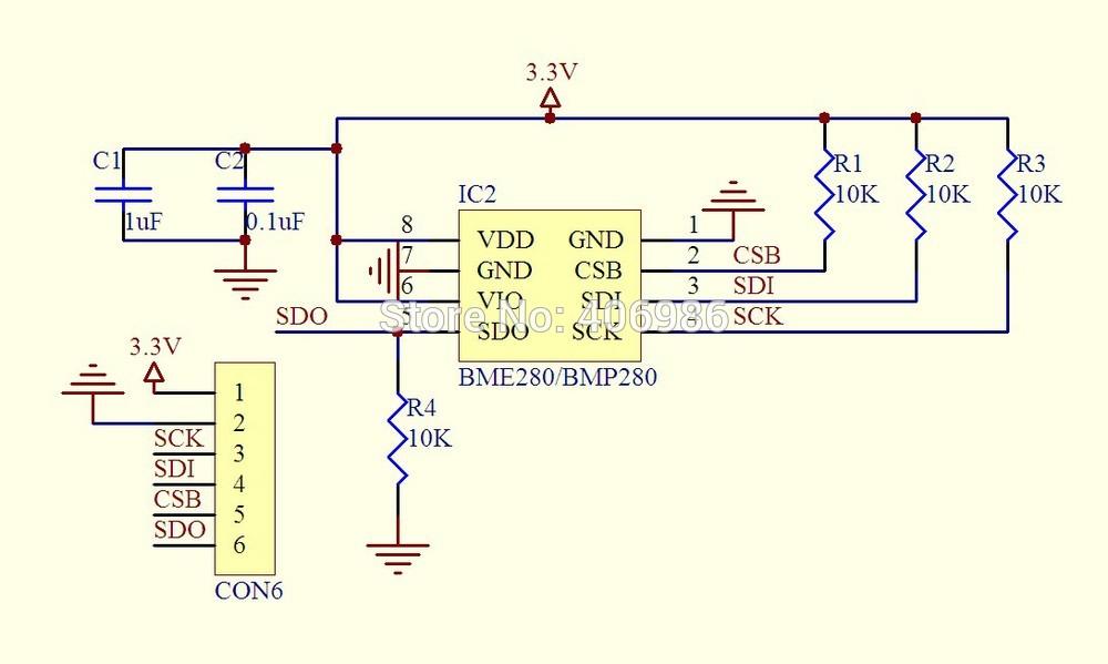BME280 sensor example