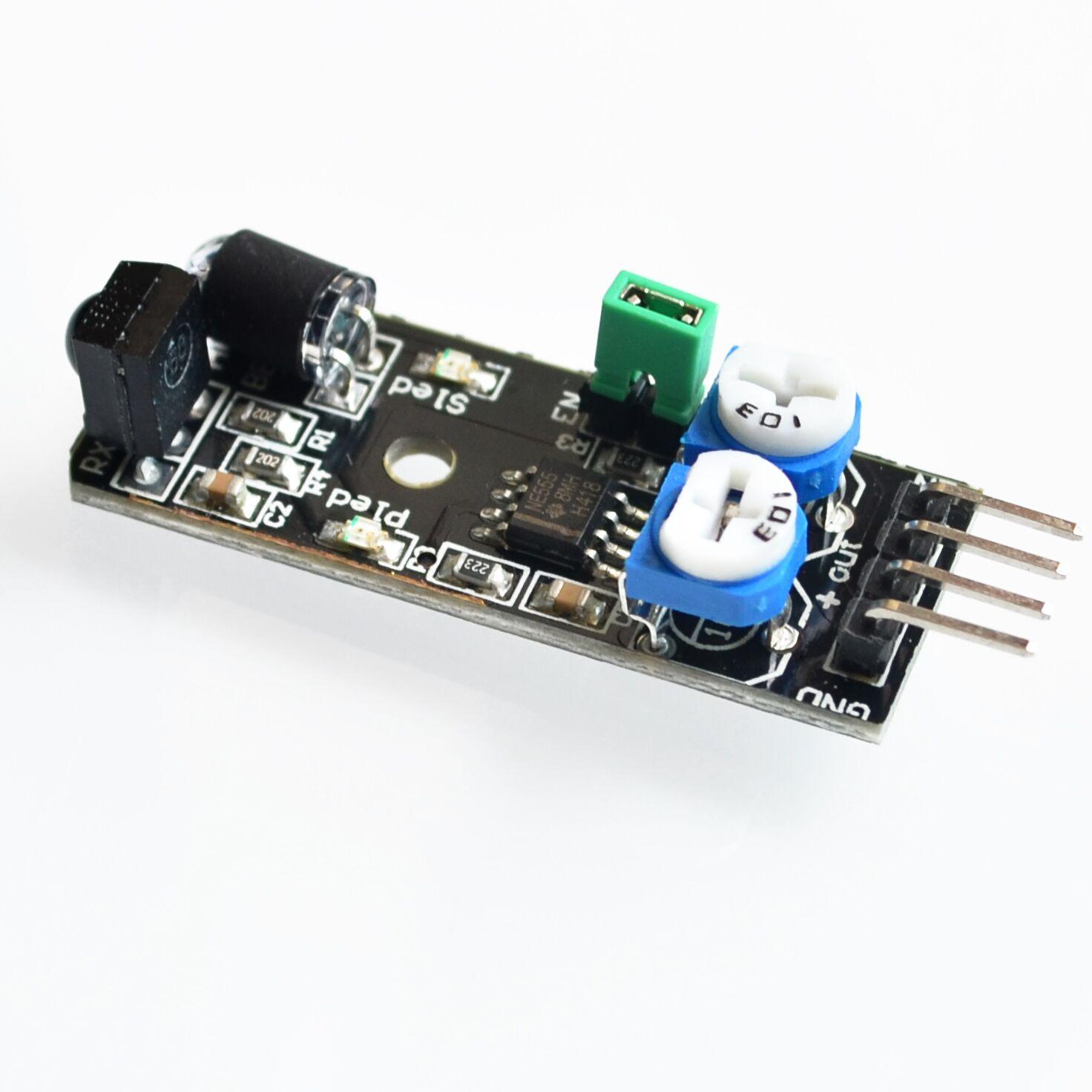 IR obstacle avoidance sensor example