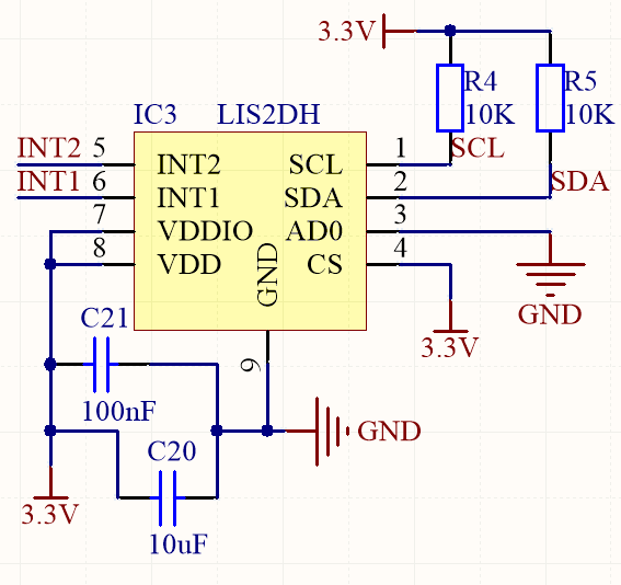 Arduino and LIS2DH three-axis linear accelerometer example - Arduino Learning