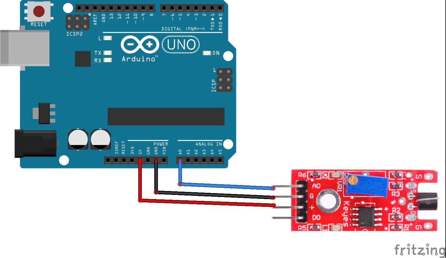 KY-036 Metal touch sensor module and Arduino example