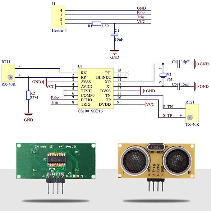 Arduino and US-026 Ultrasonic Detector example - Arduino Learning